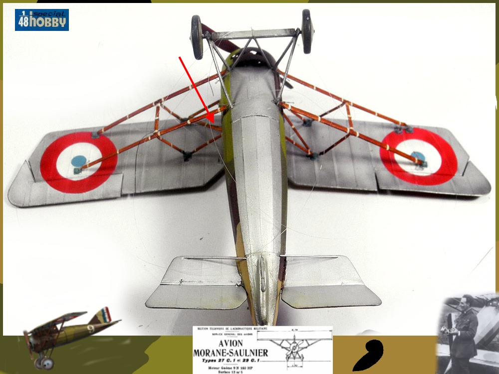 Morane type AI special hobby 1/48: the last Navarre's plane