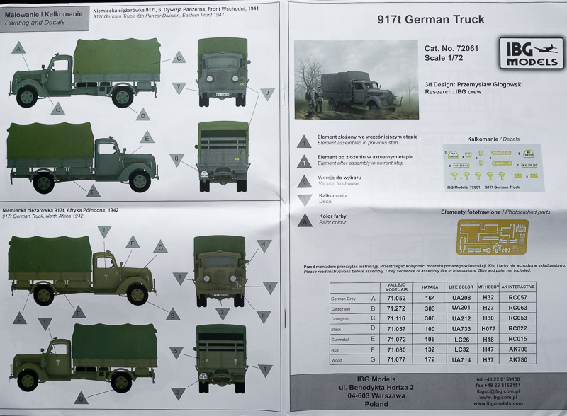 [IBG MODELS] 917t German Truck - Ouvre boite
