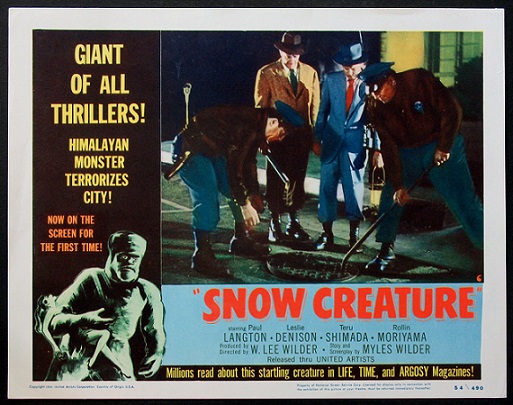 Les échos d’Altaïr » DRIVE-IN : THE SNOW CREATURE (1954) / SNOWMAN (1955)