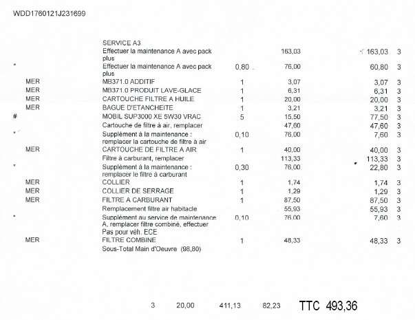mercedes benz service a3 - Armand Reyna