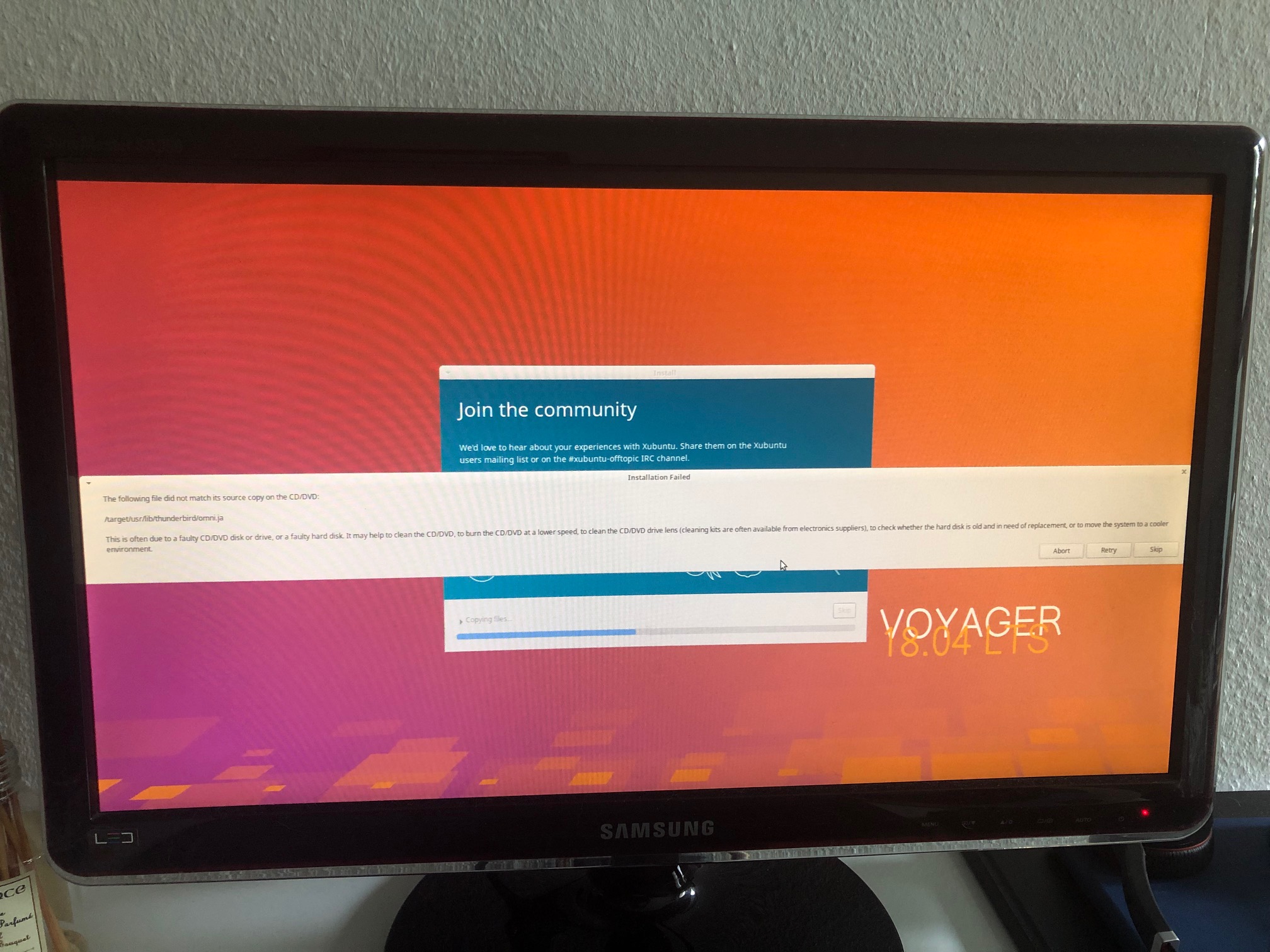 Probleme Installation Ubuntu 18 04 Errno 5 Input Output