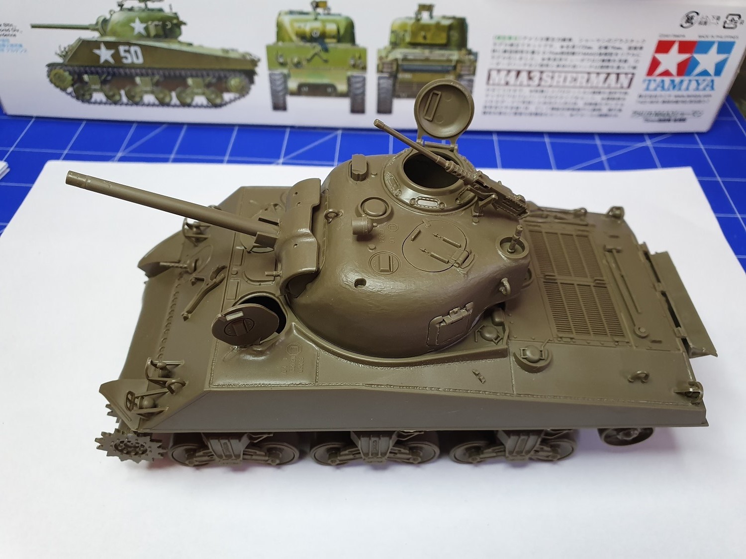 Sherman M4 A3 75 mm Tamiya 1/35