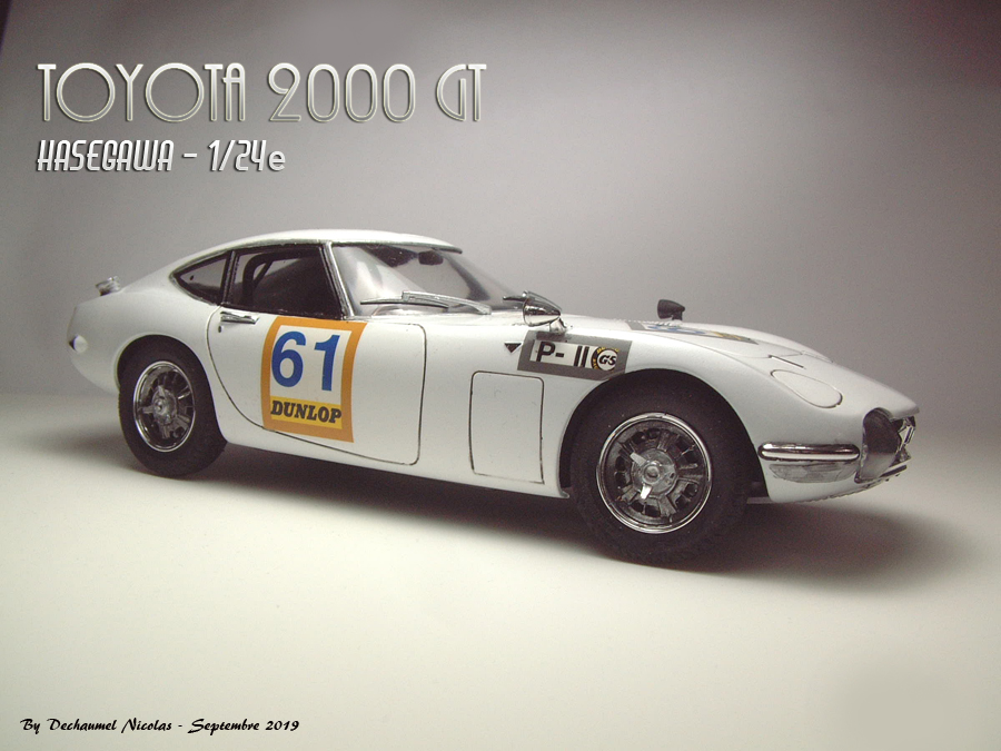 Toyota 2000GT 1967 - 500 km de Suzuka - 1/24e [Hasegawa]