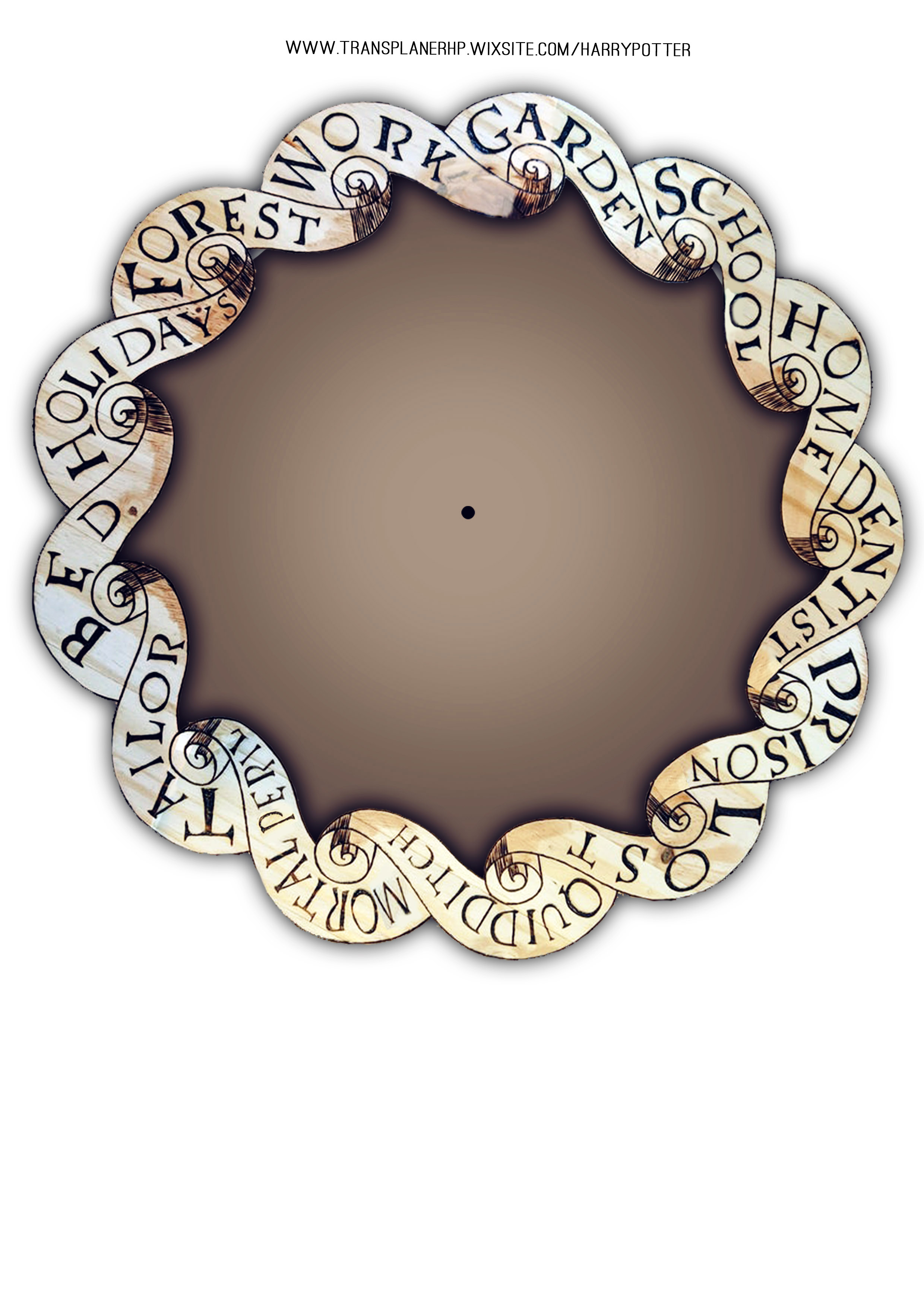 DIY - L'HORLOGE DES WEASLEY