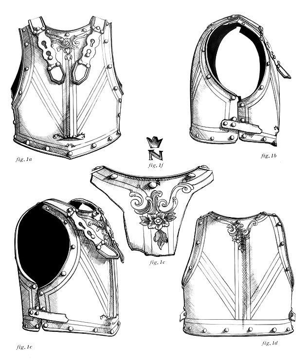 cuirasse d'officier fin XVIIème