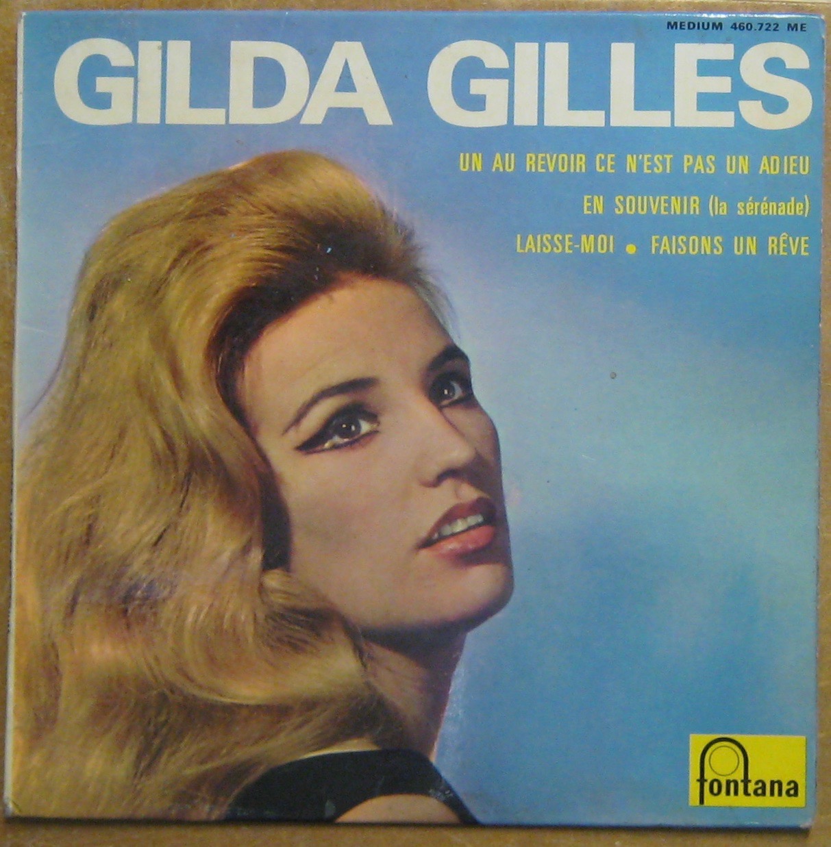 Un au revoir ce n'est pas un adieu de Gilles Gilda, EP chez sing-sing ...
