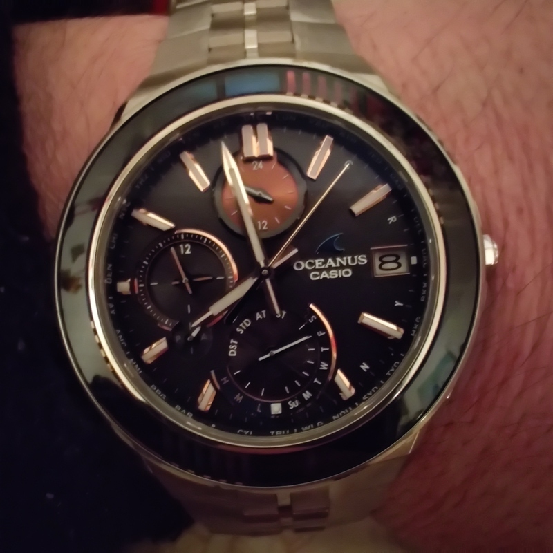 Casio Oceanus Manta OCW-S5000 Edo Kiriko unboxing
