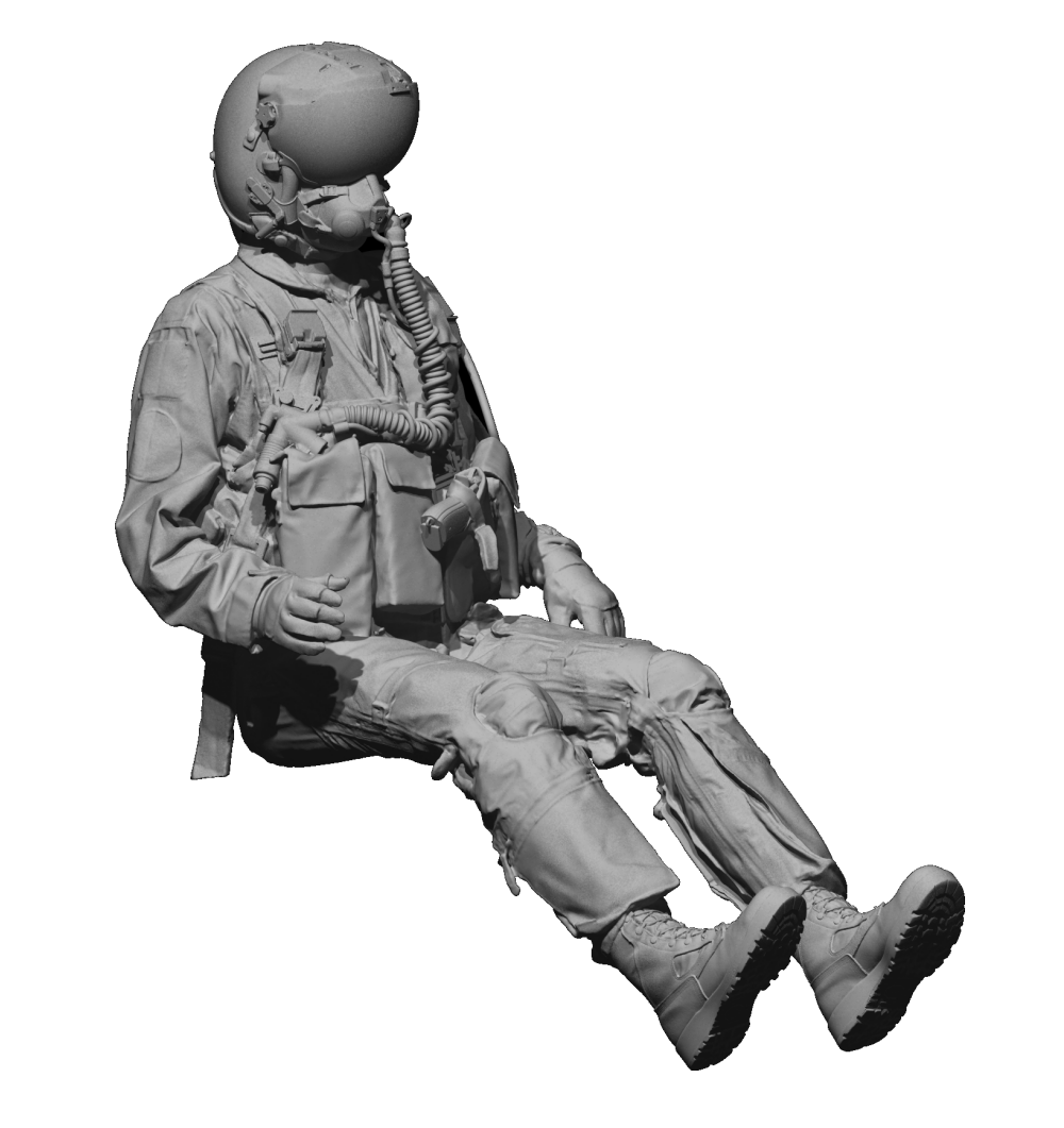 new modern USAF seated pilot by reedoak - Vendors Board - Large Scale ...