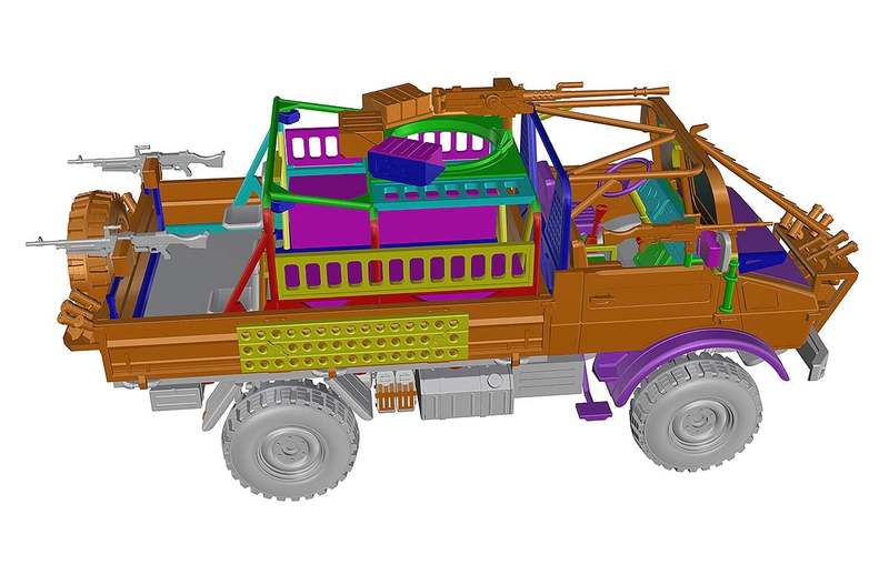 JACAM 4x4 Unimog ACE 1/72 JACAM 4x4 Unimog ACE 1/72
