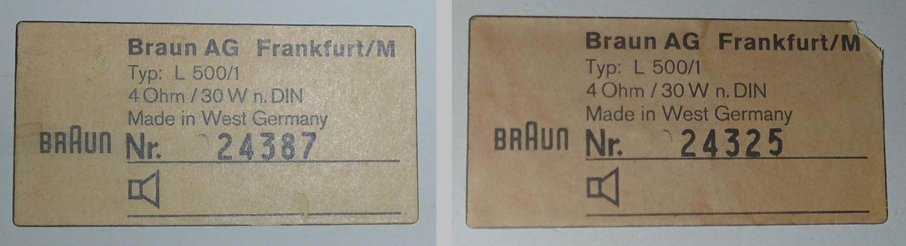 Braun speakers model comparison | Audiokarma Home Audio Stereo ...