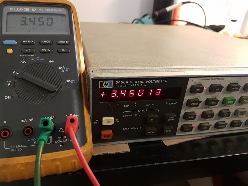 Remise en fonctionnement d'un multimètre 6,5 digits HP3456A
