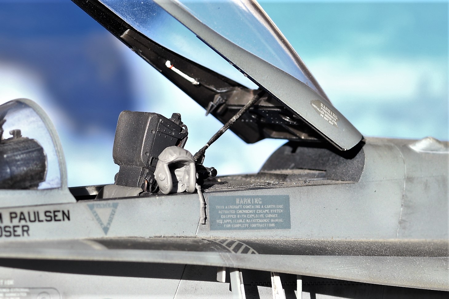 US navy HGU-68 fighter pilot helmet with interior - Vendors Board ...