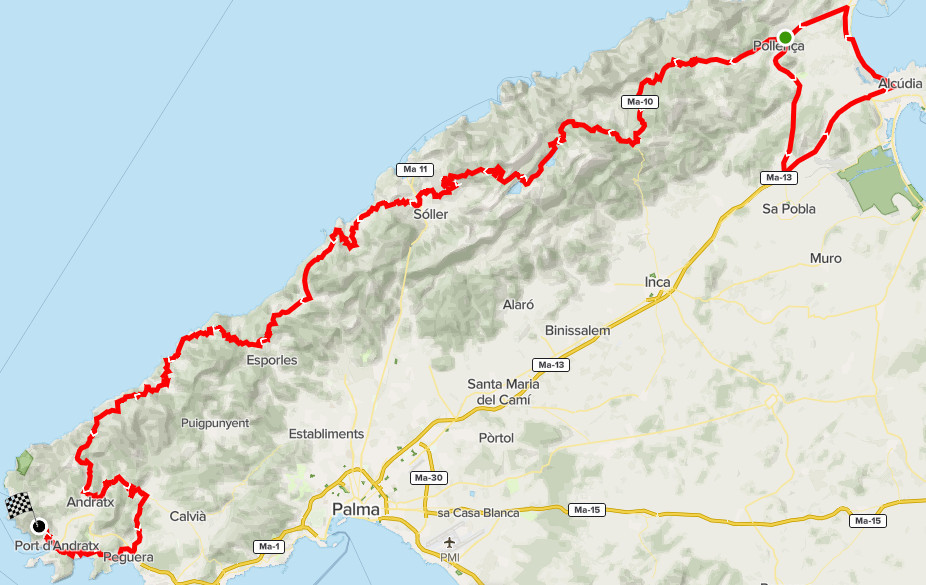 Trofeo Pollença - Port d' Andratx : la présentation détaillée