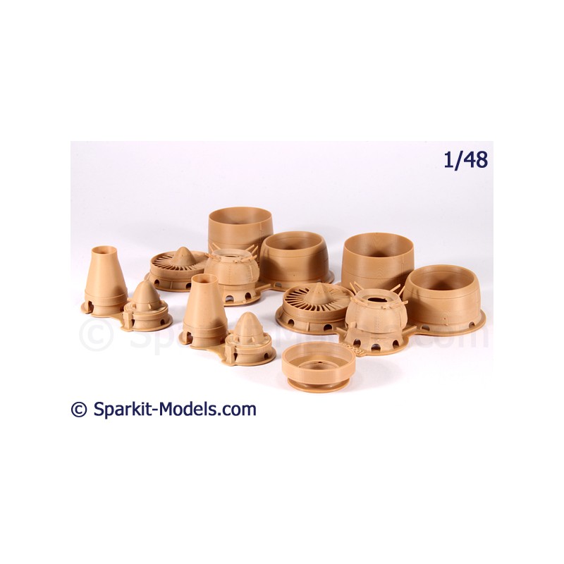 SPARKIT Models - Detail sets/ Guns, Wheels/ Ejection Seat ... Update 22 ...