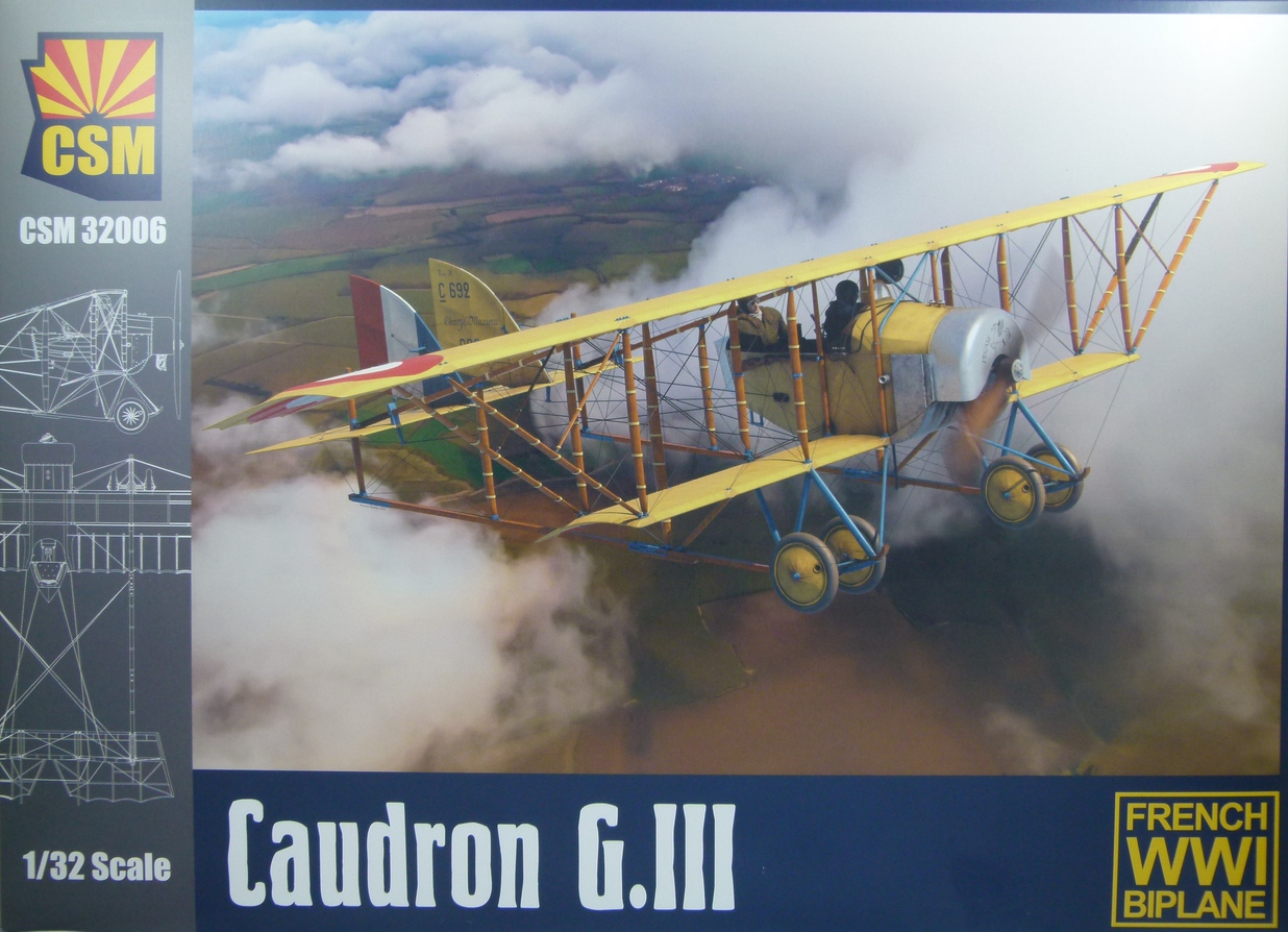 CAUDRON G3 1/32 CSM Escadrille C 11 1916 - Fin sur socle