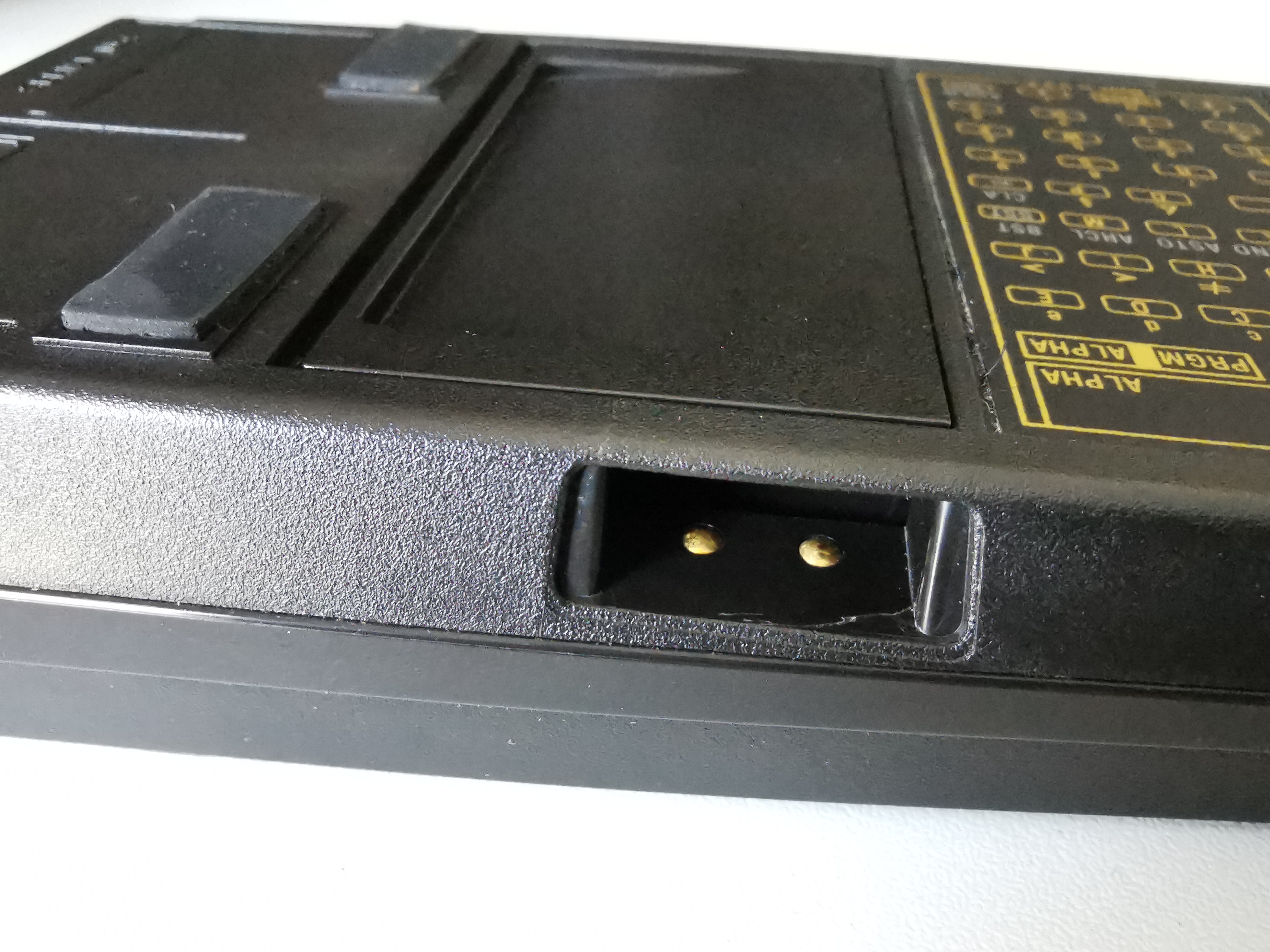 Early HP 41CV with embossed logo