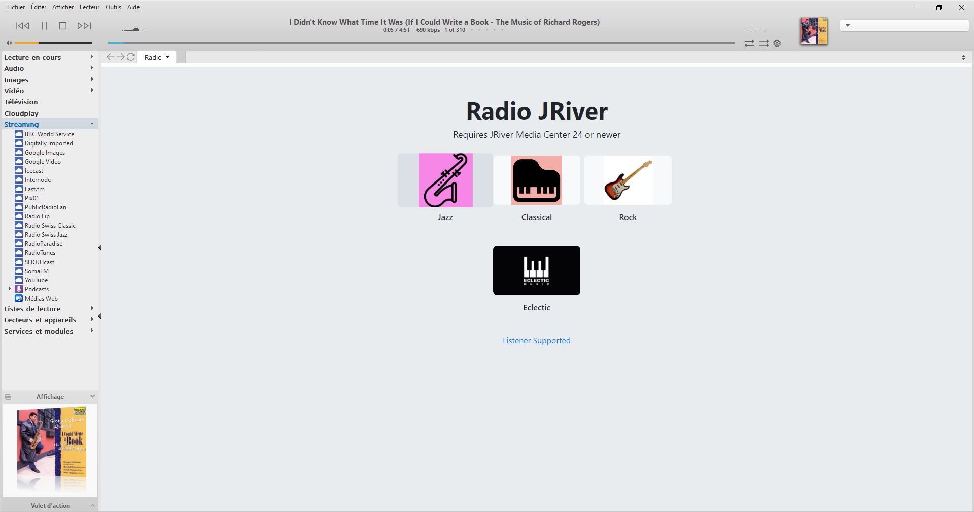 Présentation de JRiver Media Center 30