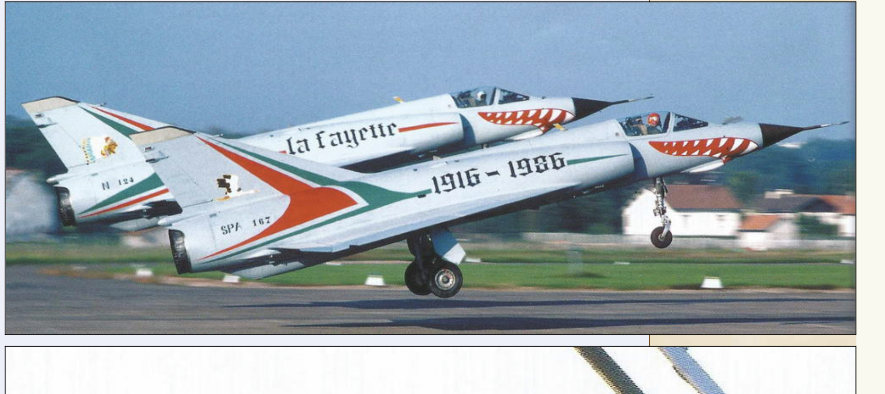 Mirage III E Kinetic with 2/4 La Fayette (French Air Force) - Work in ...