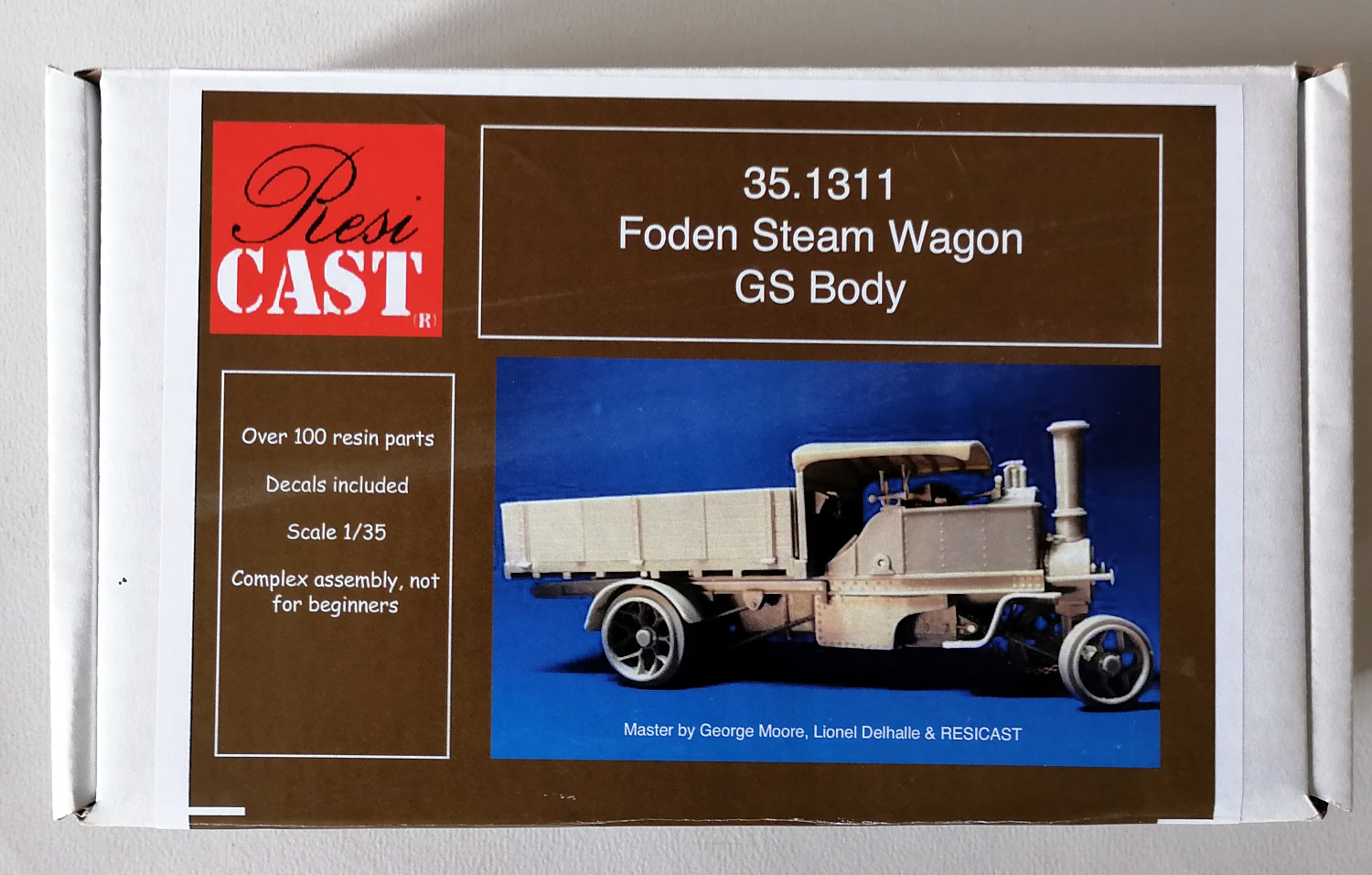 [RESICAST] FODEN Steam Wagon GS body Réf 35.1311