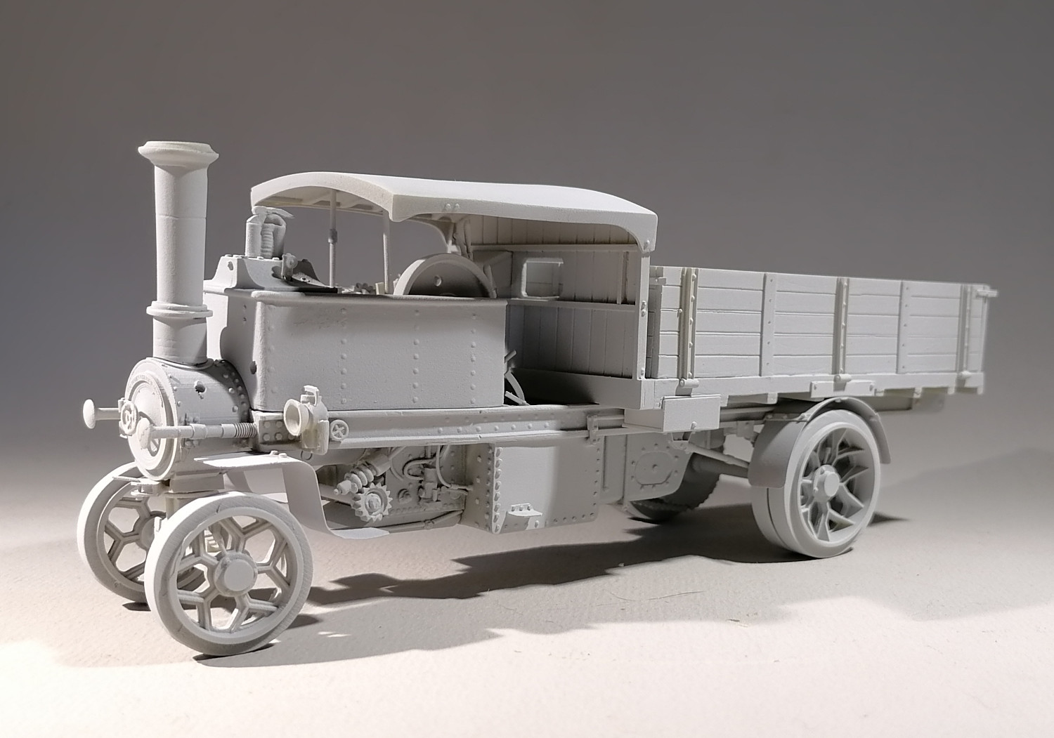 [RESICAST] FODEN Steam Wagon GS body Réf 35.1311
