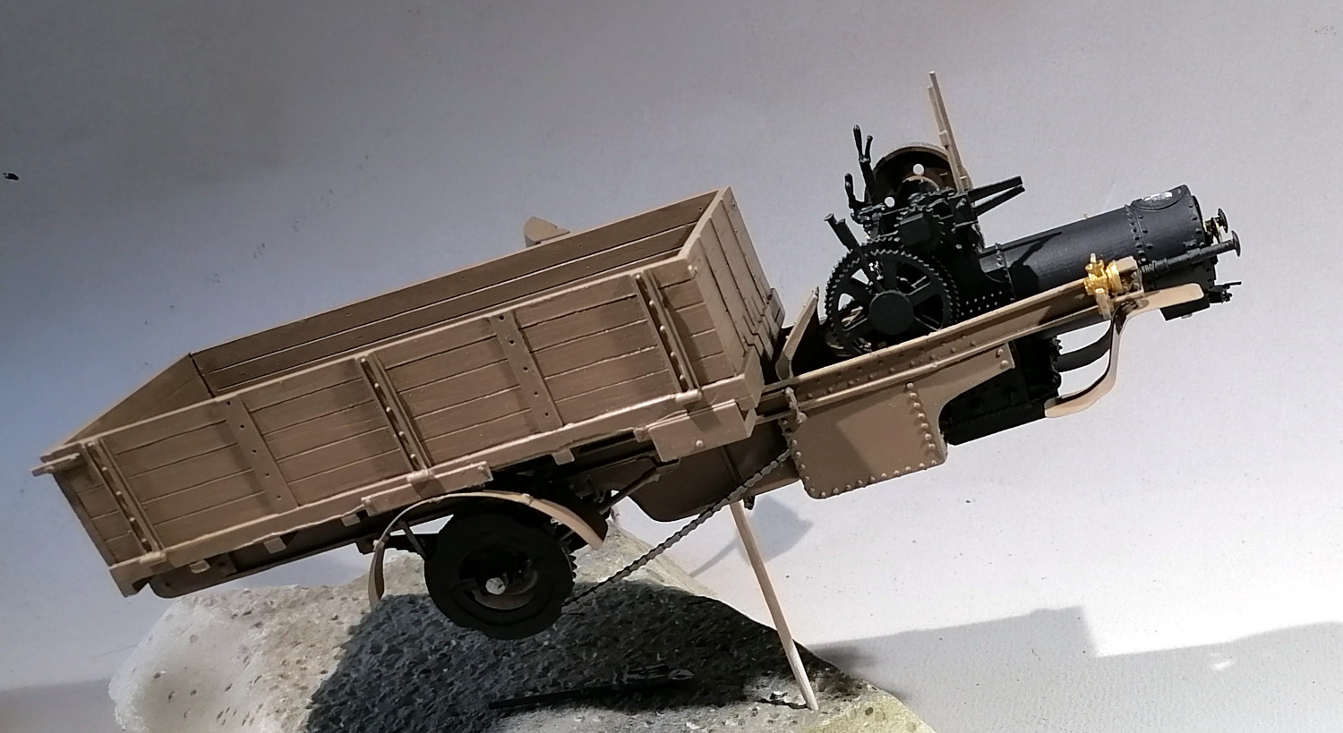 [RESICAST] FODEN Steam Wagon GS body Réf 35.1311