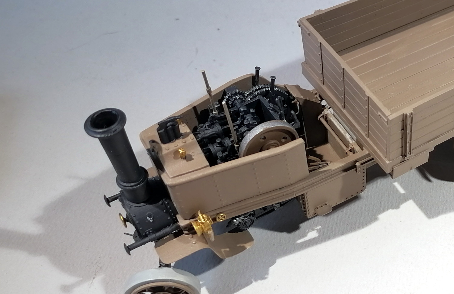 [RESICAST] FODEN Steam Wagon GS body Réf 35.1311
