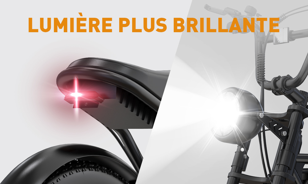 Vélo électrique vae - colorway - noir - 20" avec pneu 4.0 fat ...