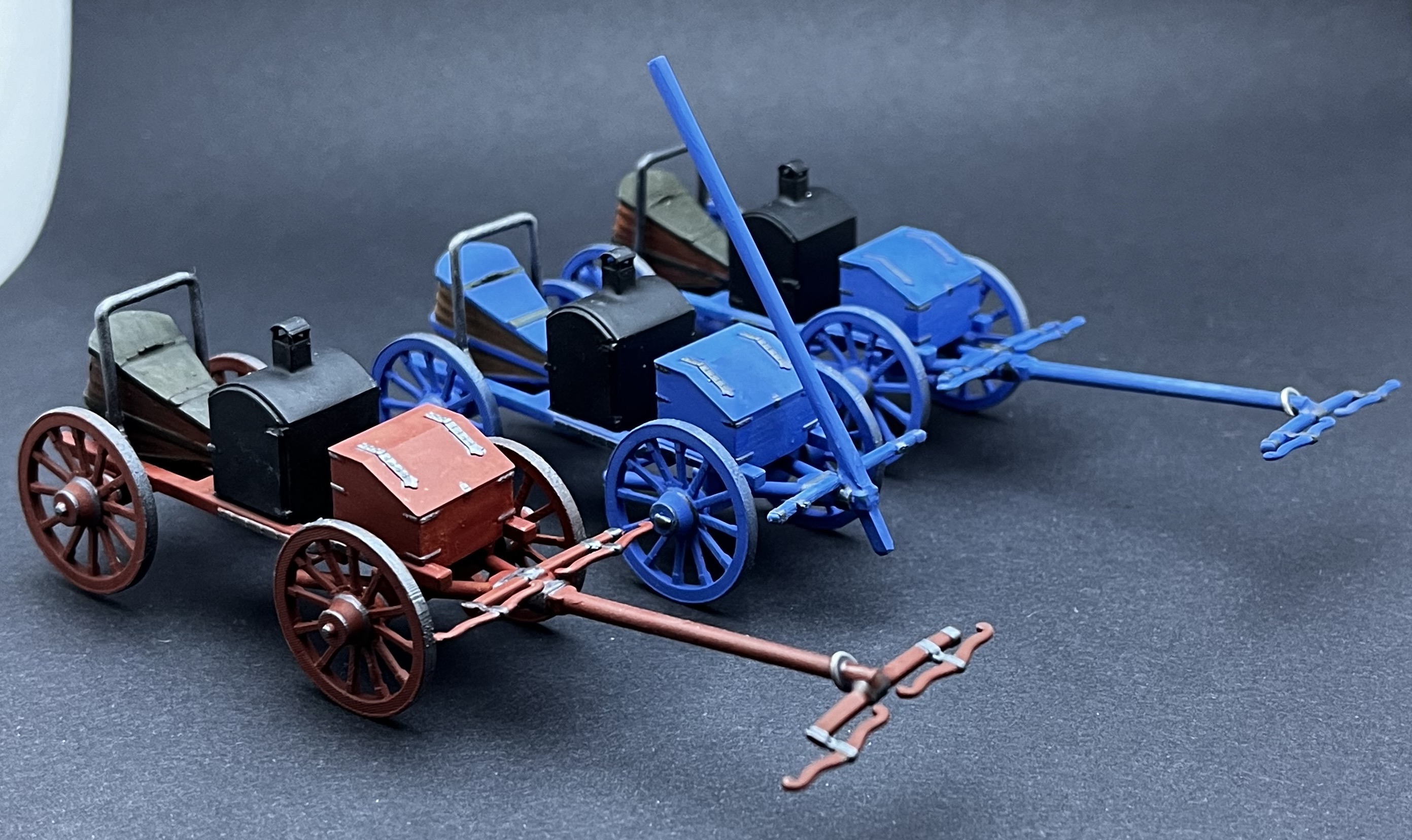 Une forge à 4 roues, 18e siècle
