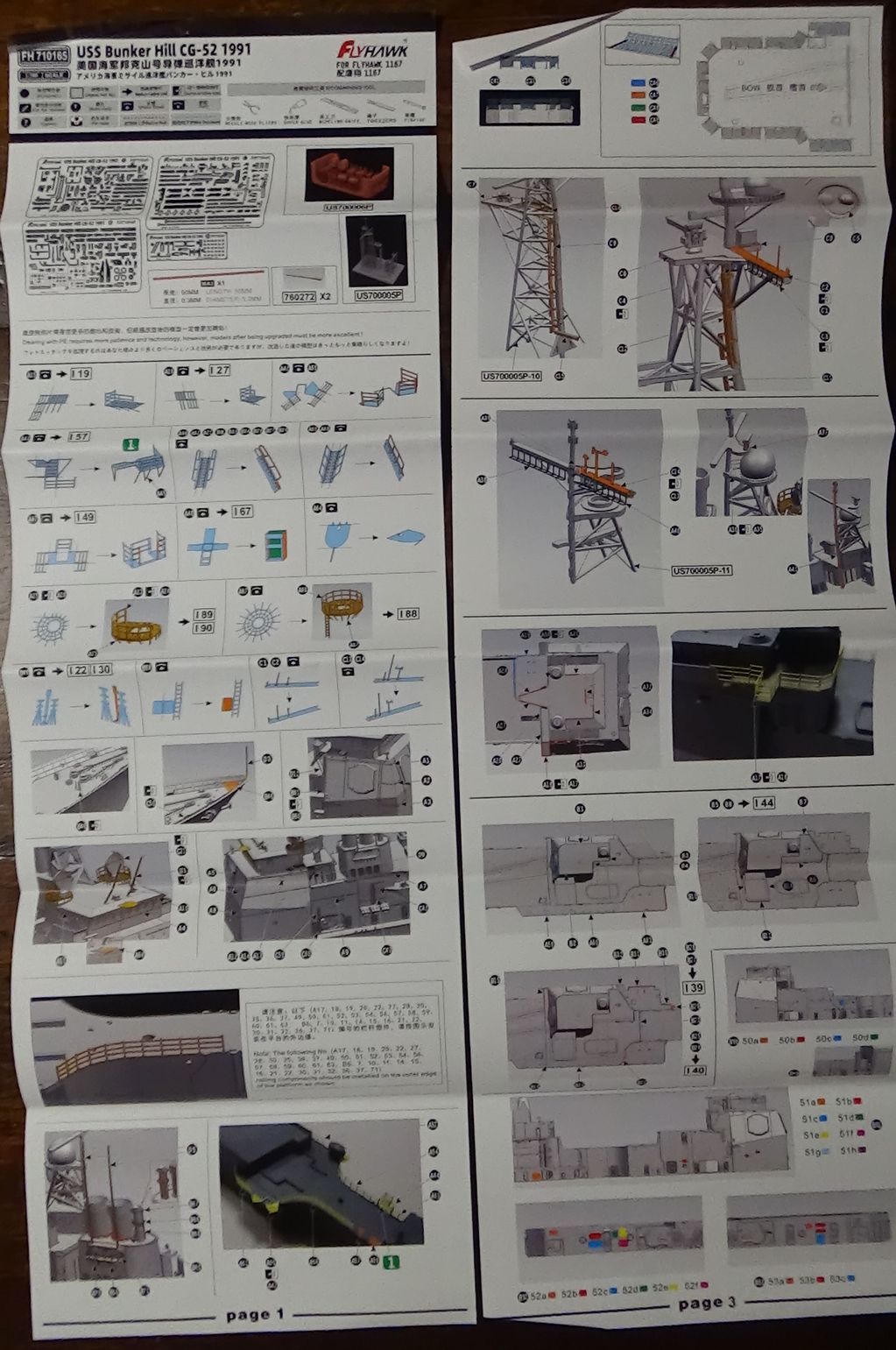USS Bunker Hill CG-52 (1991), 1991, Flyhawk, Deluxe edition