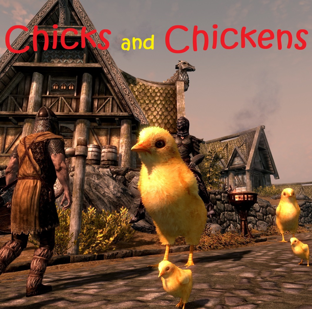 Chicks and Chickens Mounts and Armies LE at Skyrim Nexus - Mods and ...