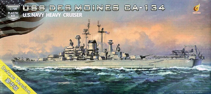 USS Des Moines CA-134, croiseur lourd américain/ US Navy Heavy Cruiser ...