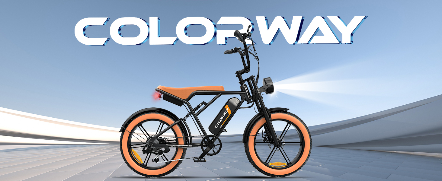 Vélo Électrique - COLORWAY - BK29 - 20x4.0 - Batterie 48V15Ah - 7 ...